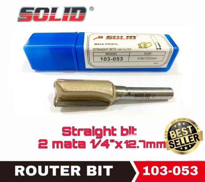 SOLID Mata Profil Router Bit Mata Router Straight Bit 103-053 | Lazada ...