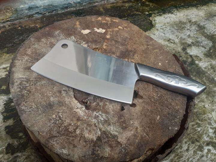 Alat potong daging dan tulang golok cacah stainles steel | Lazada Indonesia