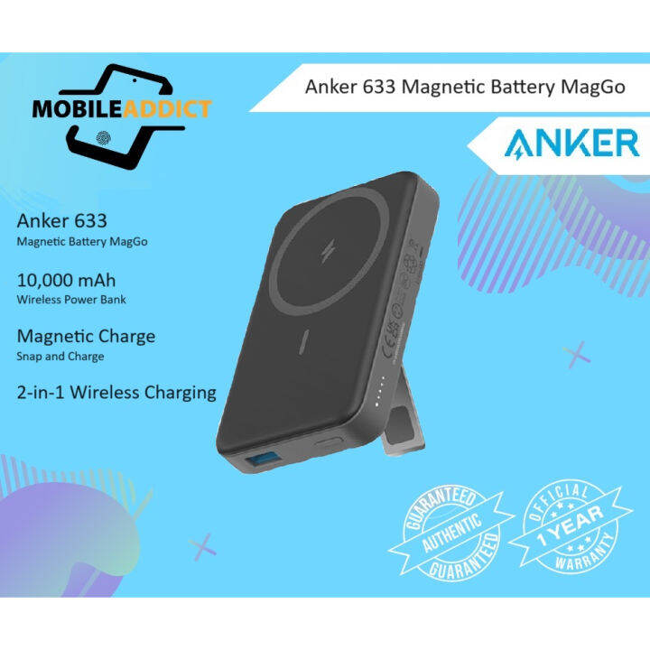 Anker 633 Magnetic Battery Foldable Powerbank Original | Lazada PH