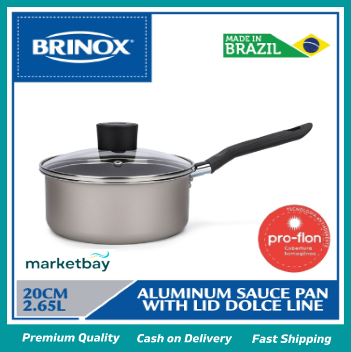 Marketbay Brinox Dolce Line - Aluminum Saucepan with Lid Kitchen ...