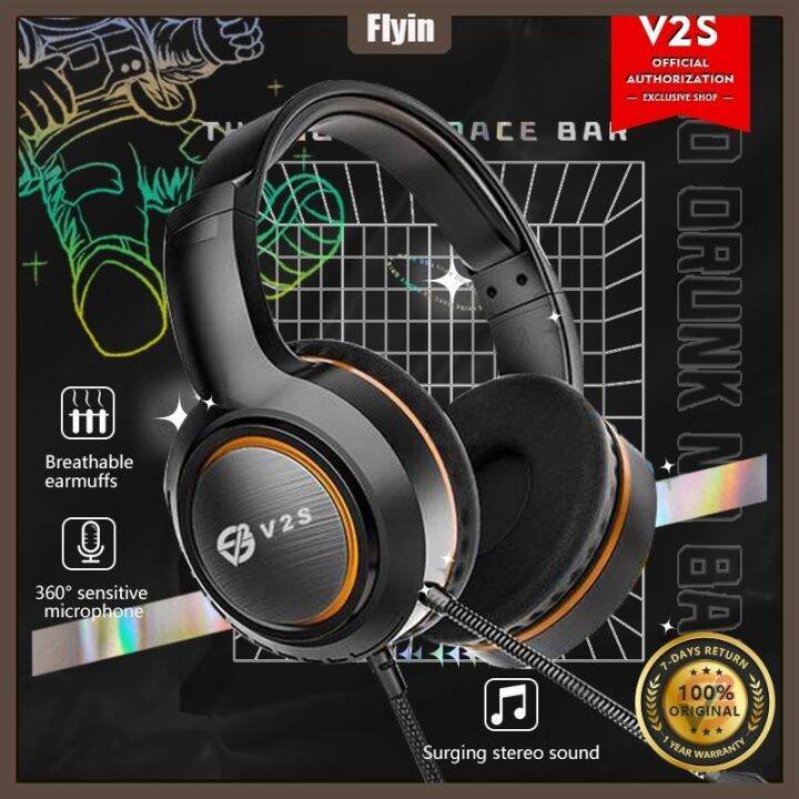 Flyin V2S K3PRO Gaming Headphones PC headset gaming headphone noise ...