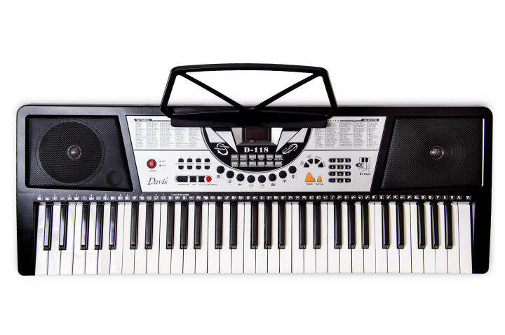DAVIS KEYBOARD D-118 (w/ SONGBOOK, ADOPTOR, CHORD STAND, AND MANUAL ...
