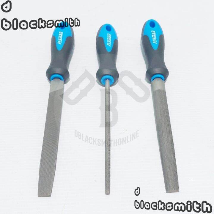 Original Flyman 3 Pcs. Steel Needle Files Set 6" Long (Kikil) Smooth ...