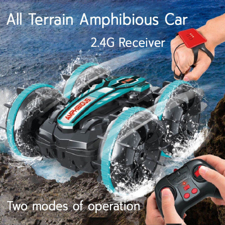 4WD Hand Induction Stunt Car Flip 360 Degree Remote Control Car Drift ...