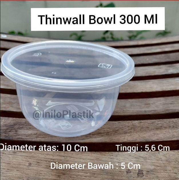 Thinwall DM 300ml Bowl | Thinwall Food Container 300 ml [ 25pcs ] | Lazada Indonesia