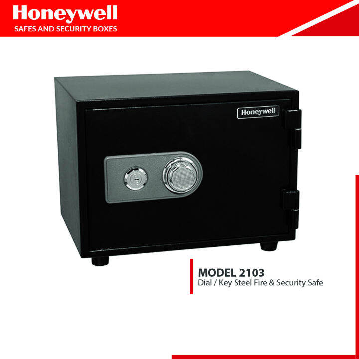 Safes Fireproof Honeywell 2103 Combination Steel Fire & Security Safe ...