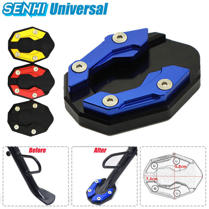 Universal Cnc Modified Motorcycle Side Stand Shoe Flat Foot Extension