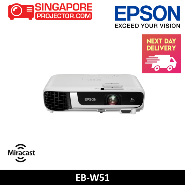Epson EB-W51 WXGA 3LCD Projector | Lazada Singapore