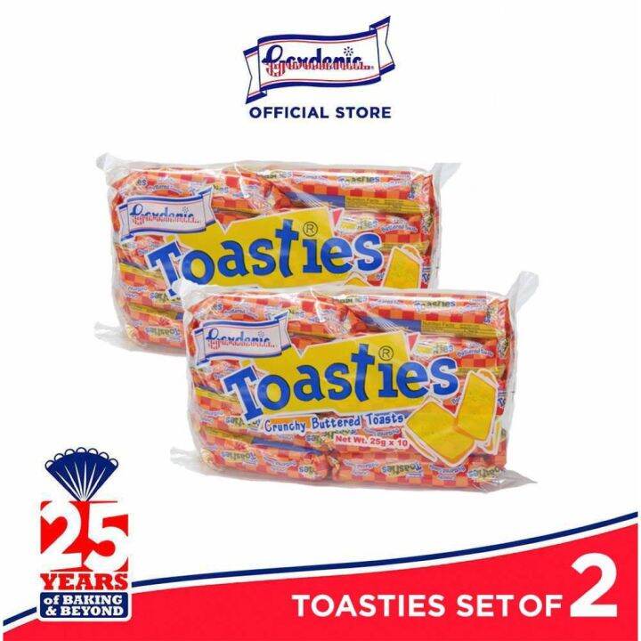 Gardenia Butter Toasties (10x25g) 250g Set of 2 | Lazada PH