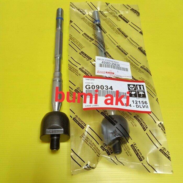 LONG TIE ROD ATAU RACK END ORIGINAL TOYOTA HIACE COMMUTER ASLI | Lazada ...