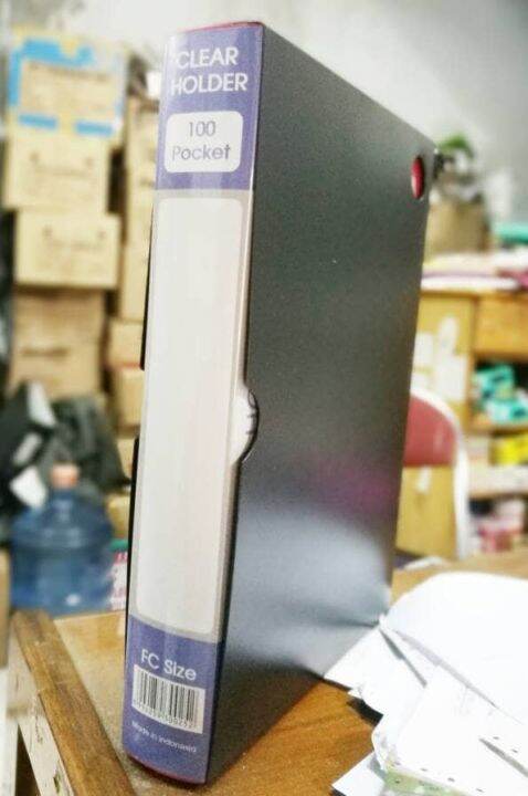 Siap Kirim Clear Holder isi 100 lembar Folio F4 / Map Document Plastik ...