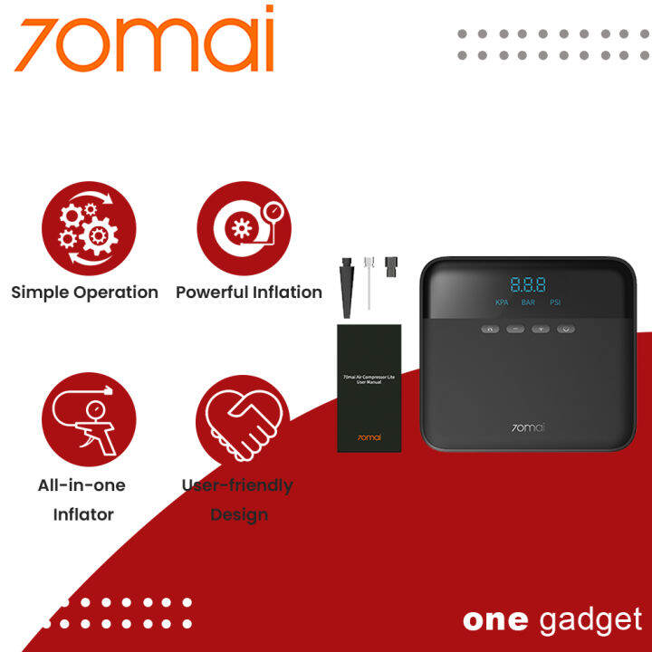 70mai Air Compressor Lite Midrive TP03 Compact and Portable | Lazada PH