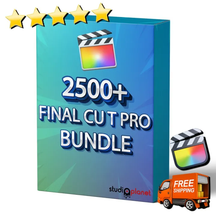 ข้อเสนอสุดพิเศษ 2500+ FINAL CUT PRO BUNDLE FCPX FCP M1 plugin ...