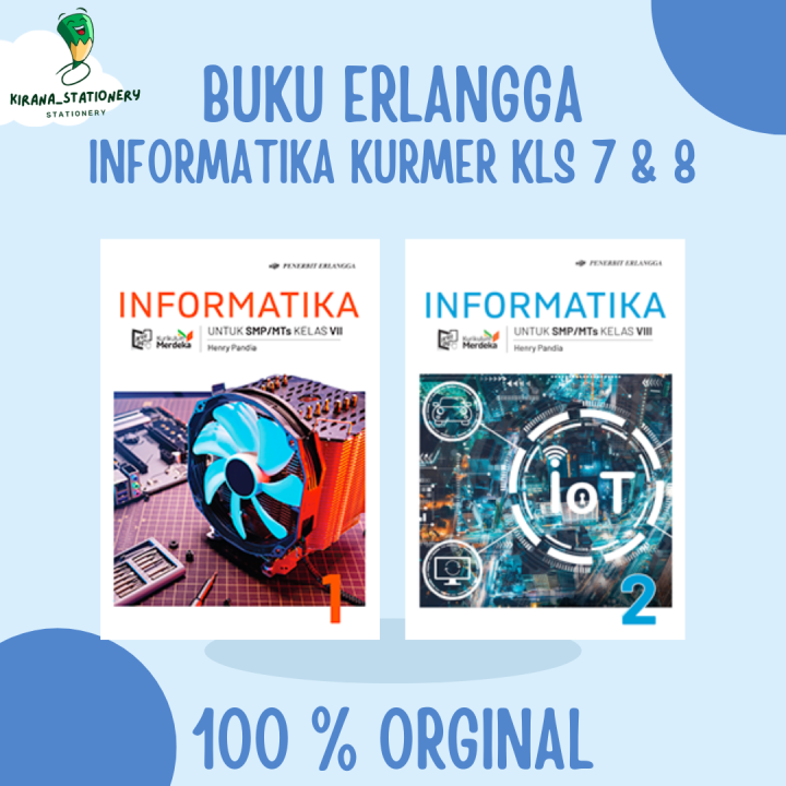 BUKU INFORMATIKA SMP KELAS 7 KELAS 8 ERLANGGA BY Henry Pandia KURIKULUM ...