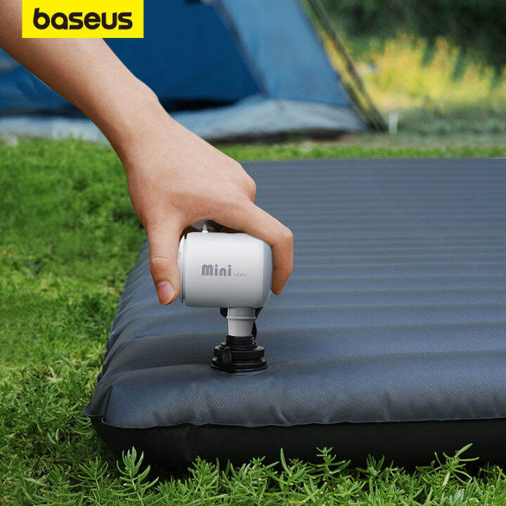 Baseus Mini Inflate & Deflate Portable Air Pump with Light for Swimming ...