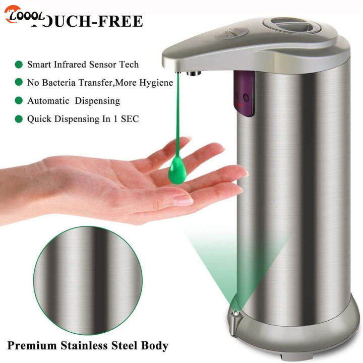 Loool กล่องแชมพูเจลอาบน้ำโรงแรมเครื่องจ่ายสบู่เหลวอัตโนมัติตัวนำสำหรับ ...