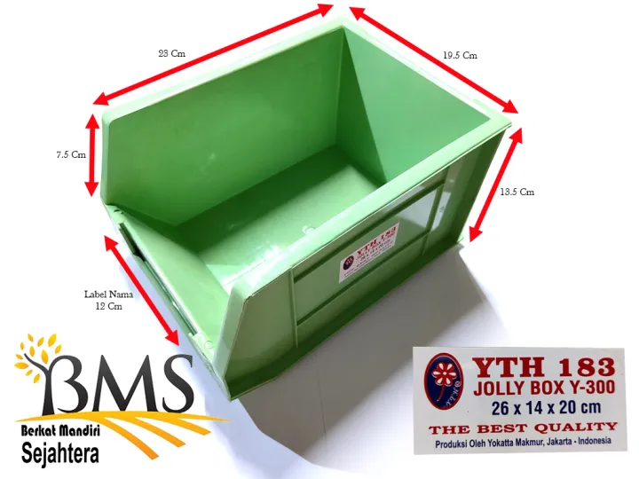BMS - Jolly Box 100 - 300 YTH Mirip JX-3 No 300 Kotak Baut Spare Part ...