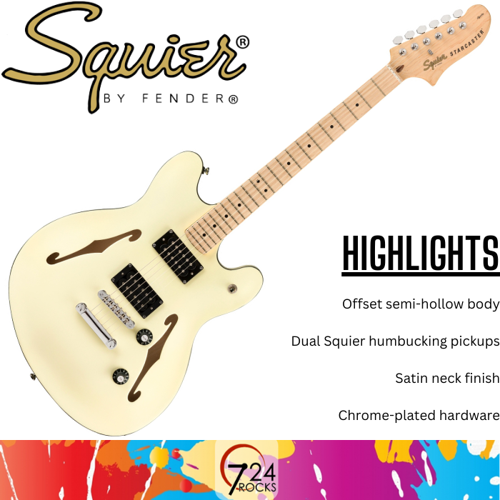 Fender Squier Affinity Series Starcaster Electric Guitar Fender Guitar ...