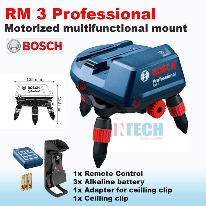 BOSCH RM 3 PROFESSIONAL MOTORIZED MULTIFUNCTIONAL MOUNT (RM3) | Lazada