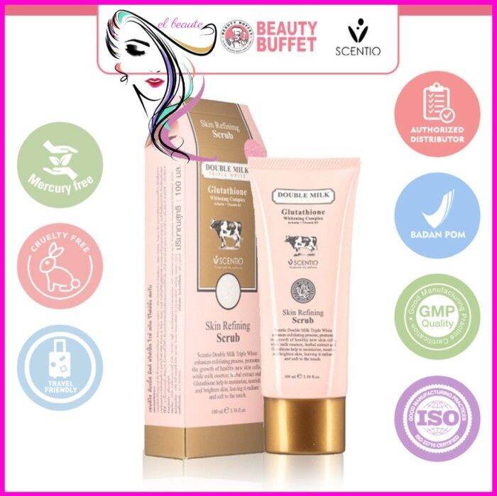 Scentio Triple White Skin Refining Scrub | Lazada Indonesia