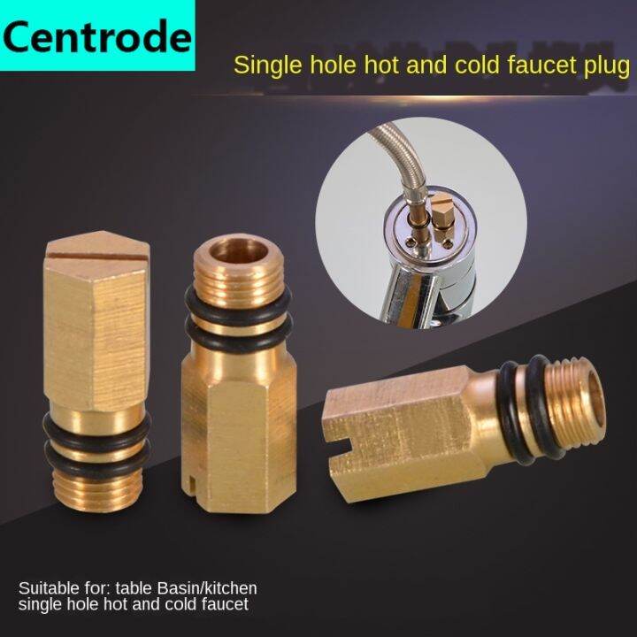 Cold and hot water faucet to Variable single cold faucet plug refit ...