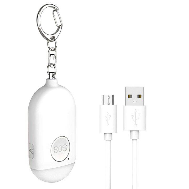 Personal Alarm Clock Rechargeable LED Light Waterproof Emergency ...