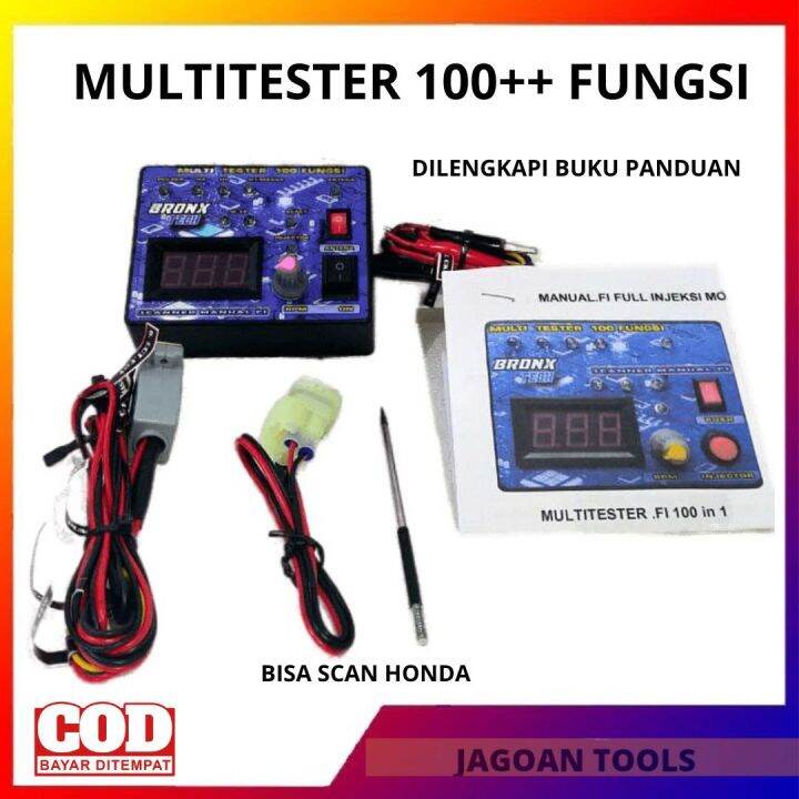 Multitester INJEKSI 100 FUNGSI | Tester injector | Alat Scanner Manual ...
