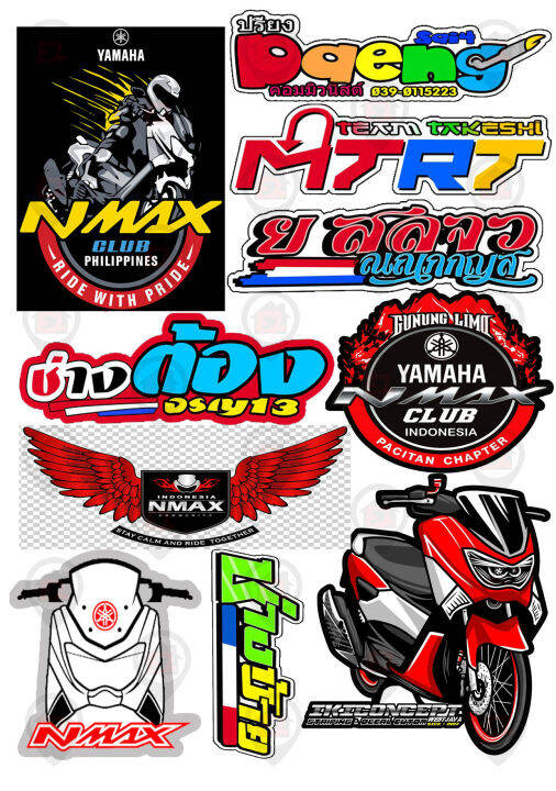 NMAX THAI WATERPROOF AND LAMINATED STICKERS | Lazada PH
