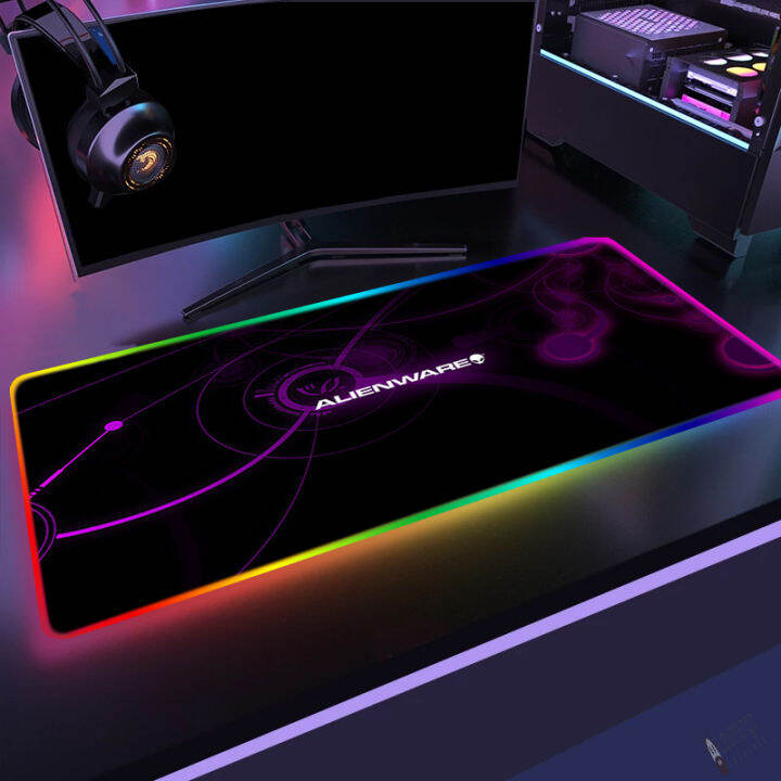 Alienware Pc Gamer Desk RGB Mouse Pad Large Gamers Accessories Varmilo ...