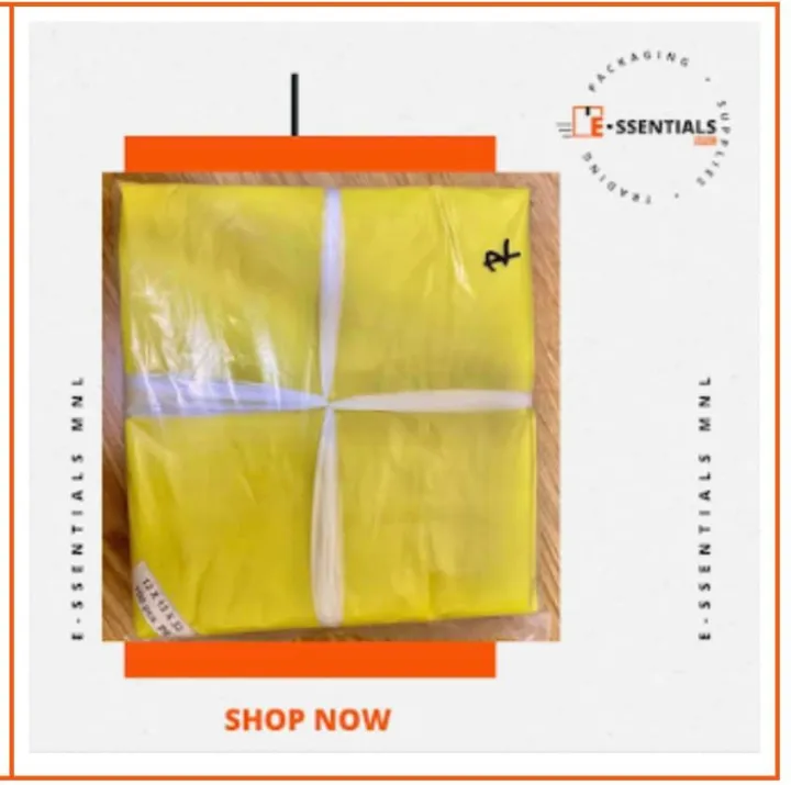 Large Yellow Garbage Bag (100 pcs/pack) | Lazada PH