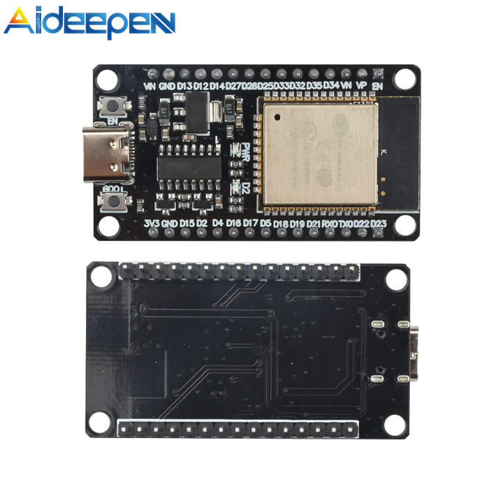 Aideepen คณะกรรมการพัฒนา ESP32 2.4กิกะเฮิร์ตซ์ Dual Core WLAN WiFi + BT ...
