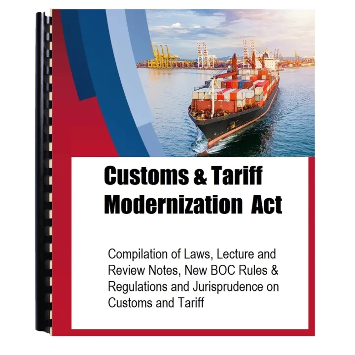 hot Customs and Tariff Modernization Act CTMA Laws Rules Policies and ...