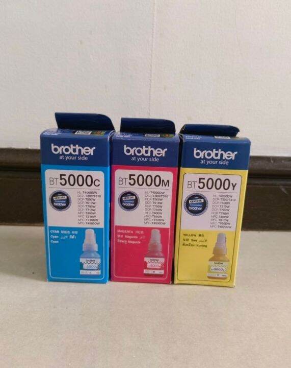 Genuine Brother BT5000 (Cyan, Magenta, Yellow) | Lazada PH