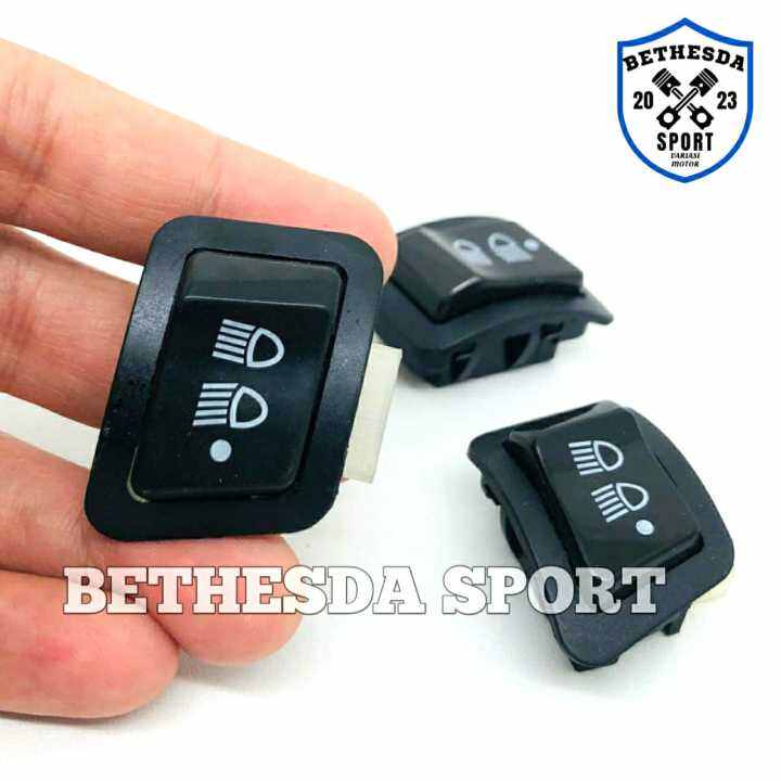 Saklar Lampu Motor Honda / Tombol Lampu DIM Motor Beat 3 Fungs ON OFF ...