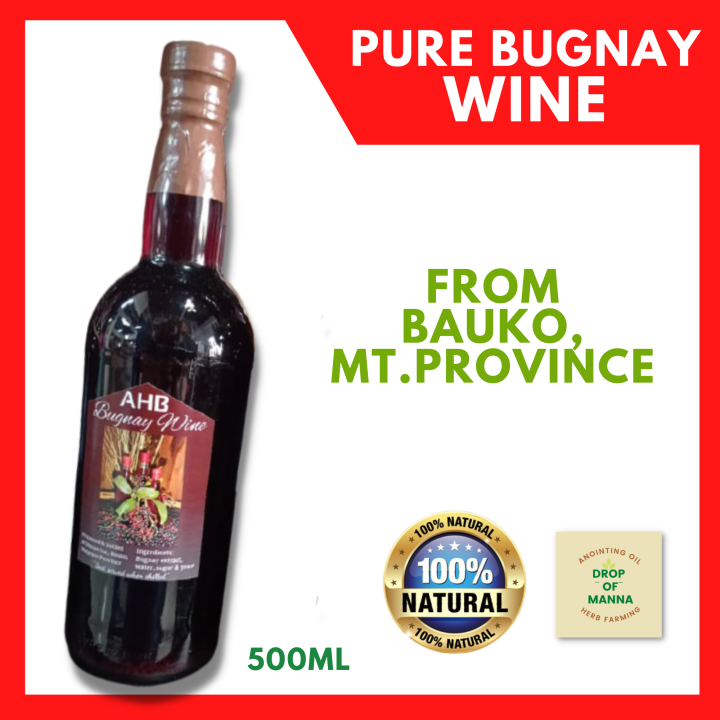 AHB BUGNAY WINE- 500ML/ BAUKO,MT.PROVINCE | Lazada PH