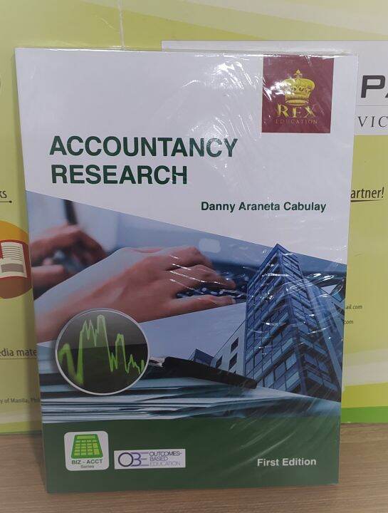 Accountancy Research C2022 by Danny Araneta Cabulay | Lazada PH