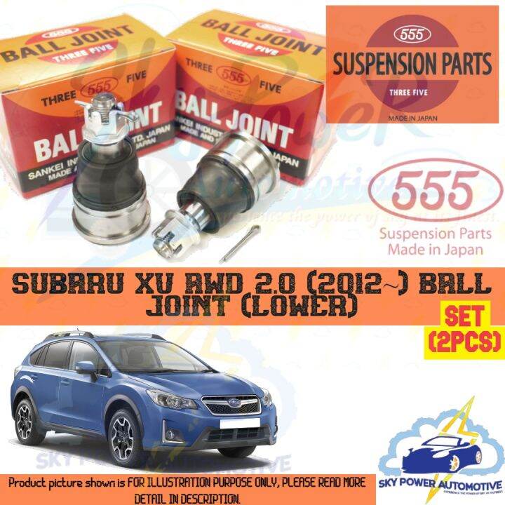 SUBARU XV AWD 2.0 (2012~) 555 JAPAN BRAND BALL JOINT (SET 2PCS) (LOWER ...