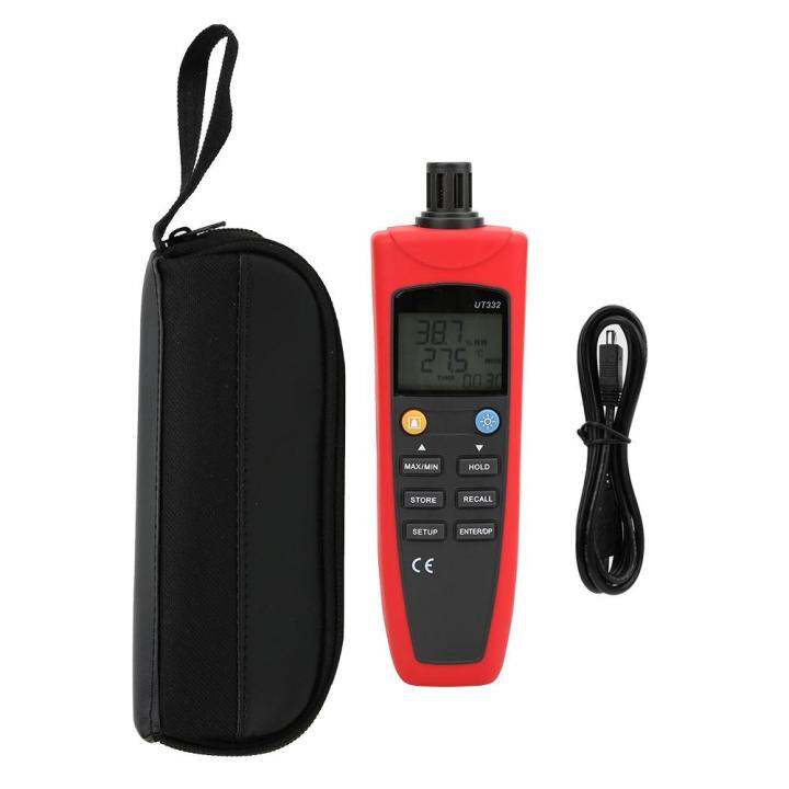 UNI-T UT332 Temperature Hygrometer Digital Psychrometer Thermo ...