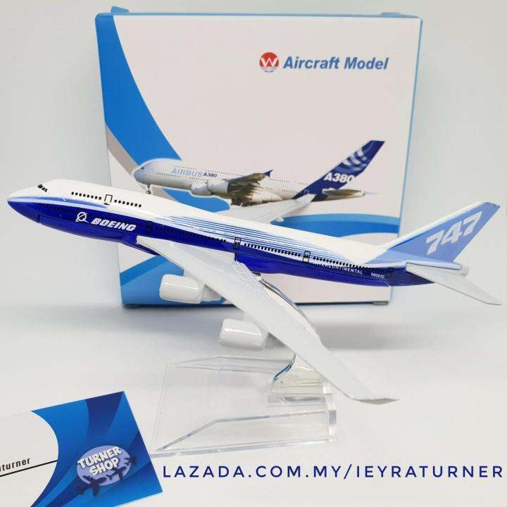 NEW Boeing 747 Dreamliner Aircraft Model 16cm Die-cast Metal Airplane ...
