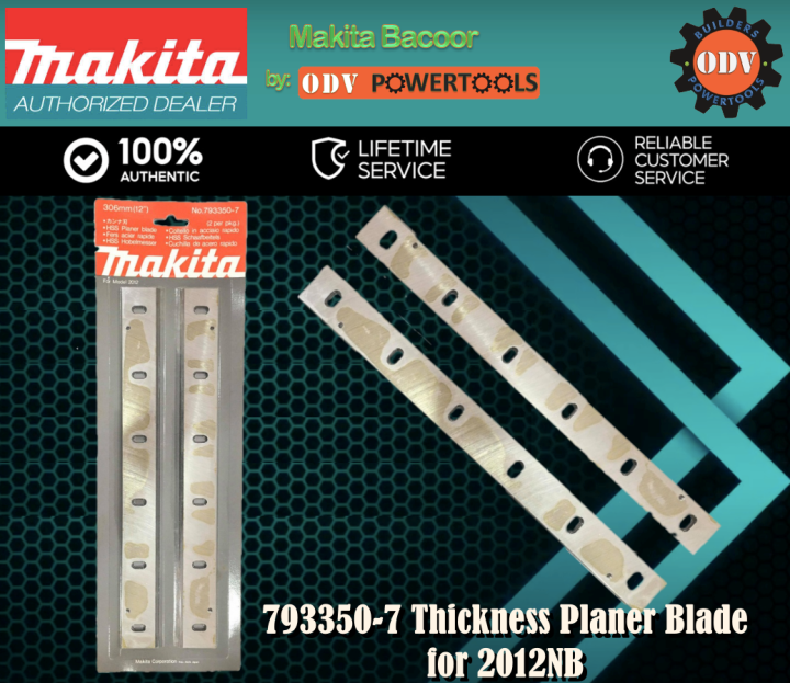 Makita 793350-7 Thickness Planer Blade for 2012NB ~ ODV POWERTOOLS ...