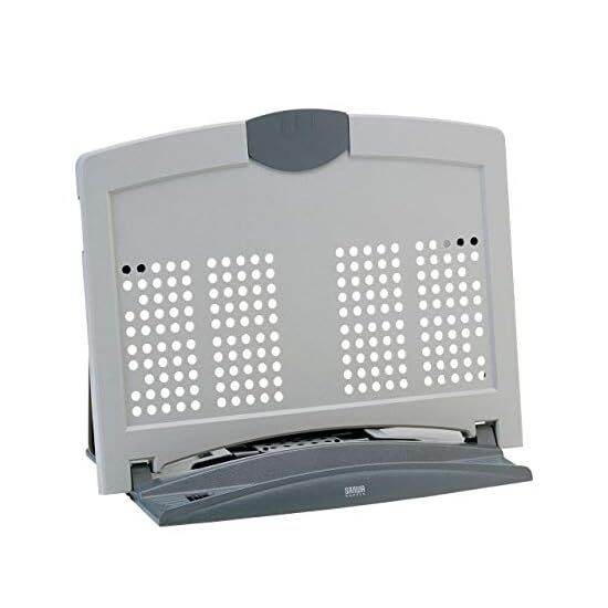 Sanwa Supply Laptop Stand Multi Data Holder with Vents for Laptop Heat ...