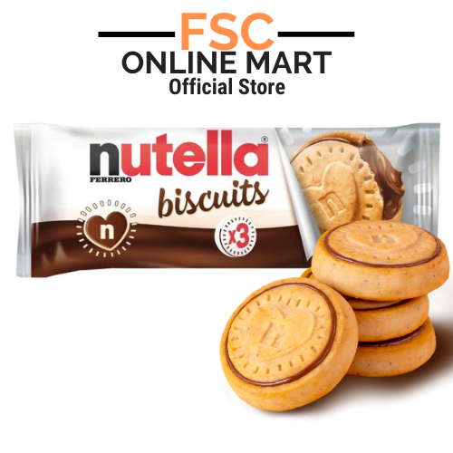 [FSC] Nutella Biscuits Filled With Hazelnut Spread T3 (41.4gm) | Lazada