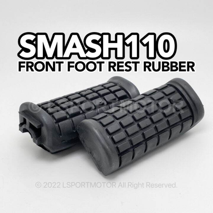 SUZUKI SMASH110 FRONT FOOT REST RUBBER (R/L) FOOTREST KAKI RUBBER DEPAN ...