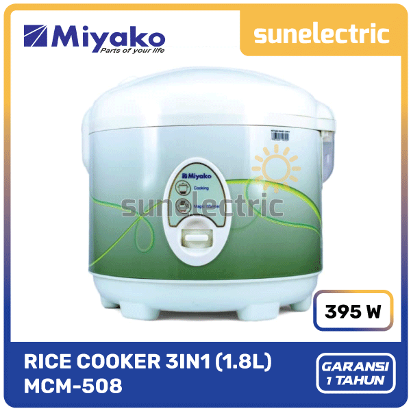 Miyako MCM-508 Polos Rice Cooker / Magic com 1.8 Liter MCM508 Polos ...