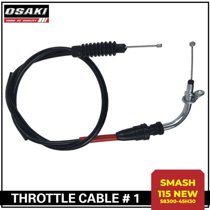 Osaki SUZUKI SMASH 115 New Motorcycle Throttle / Accelerator Cable ...