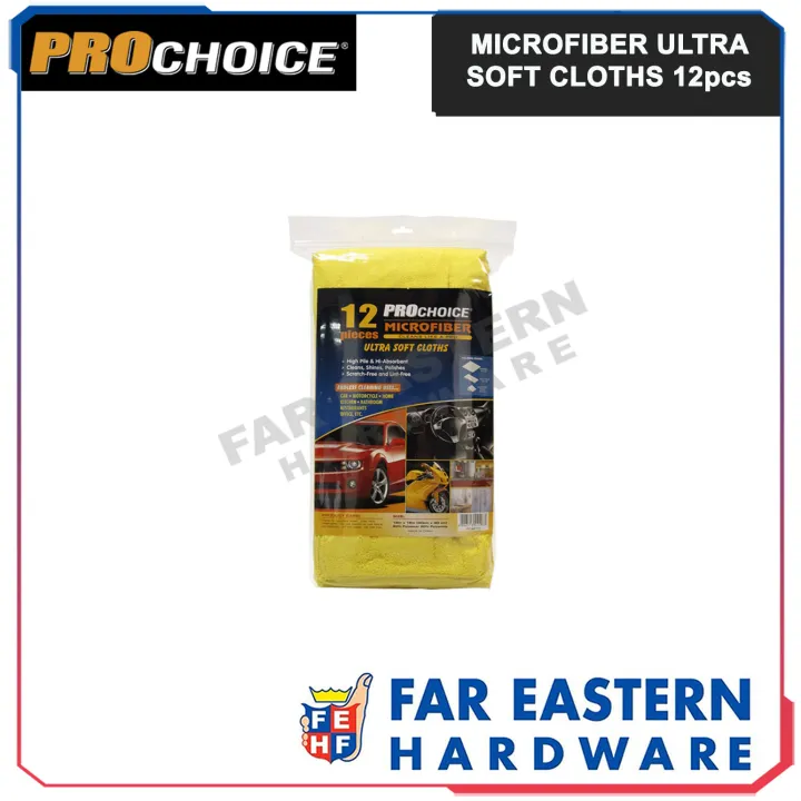 PROCHOICE Microfiber Cloth 12pcs per Pack MICROTEX MTX | Lazada PH