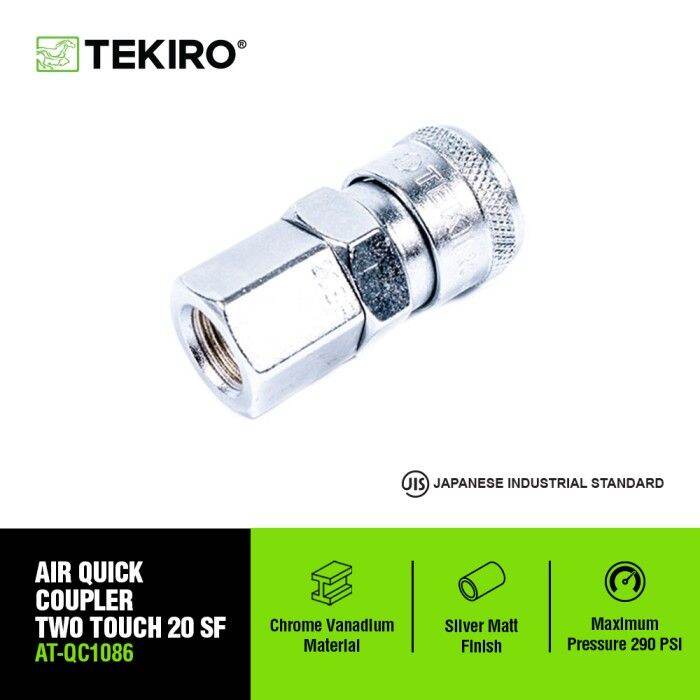 TEKIRO AIR QUICK COUPLER TWO TOUCH 20 SF /COUPLER | Lazada Indonesia