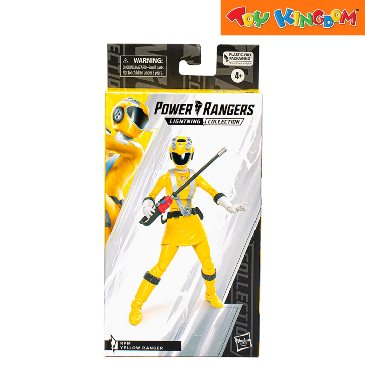 Power Ranger Lightning Collection RPM Yellow Ranger Action Figure ...