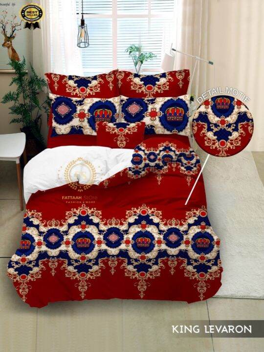 Sprei Batik Sultan Ukuran No.1 Kualitas Premium Kasur King Levaron ...