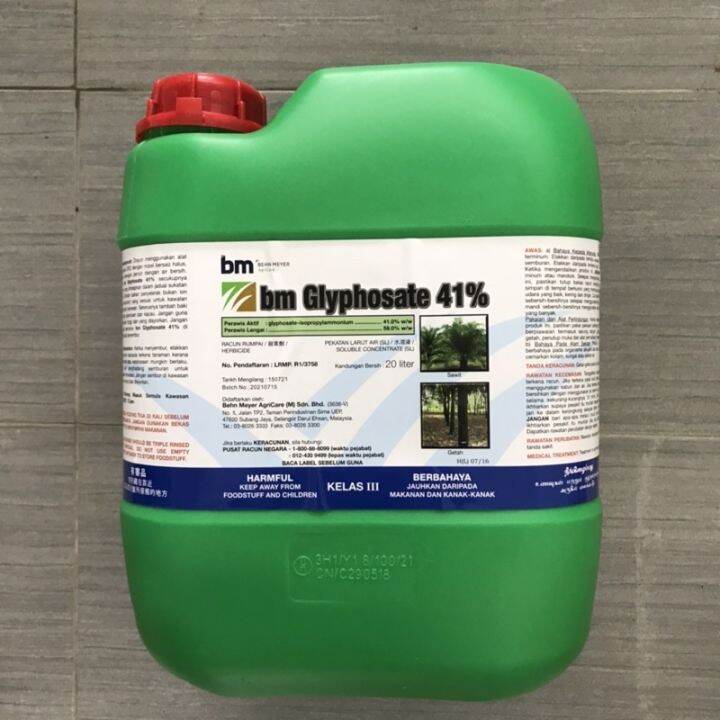 🔥BIG SALES🔥[100% Original] [20L] BM Glyphosate 41% / Racun Rumput ...